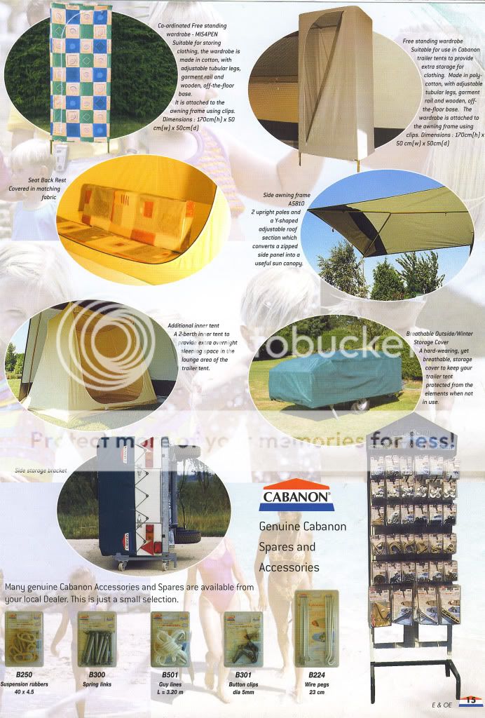 Cabanon Mistral - Poles UKCampsite.co.uk Trailer Tents and Folding ...