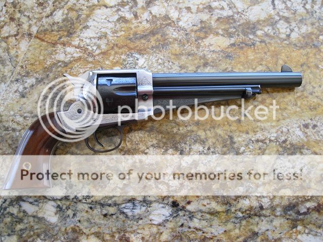 WTS/WTT Uberti EMF 1875 Outlaw Pair 45LC Engraved Consec Serial Numbers ...