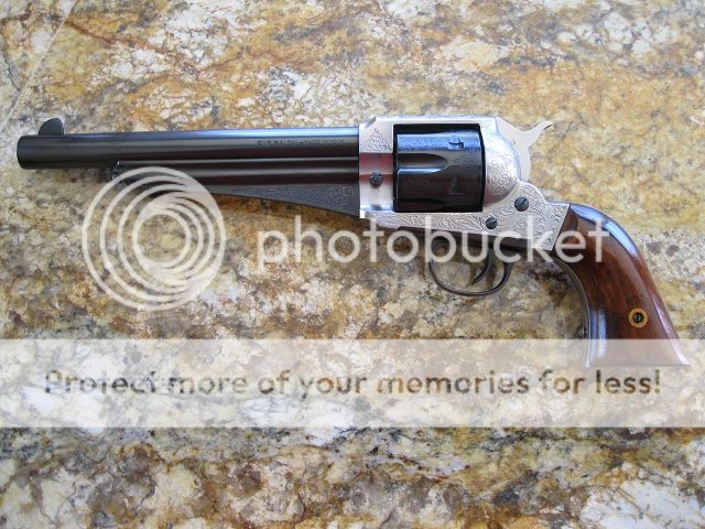 WTS/WTT Uberti EMF 1875 Outlaw Pair 45LC Engraved Consec Serial Numbers ...